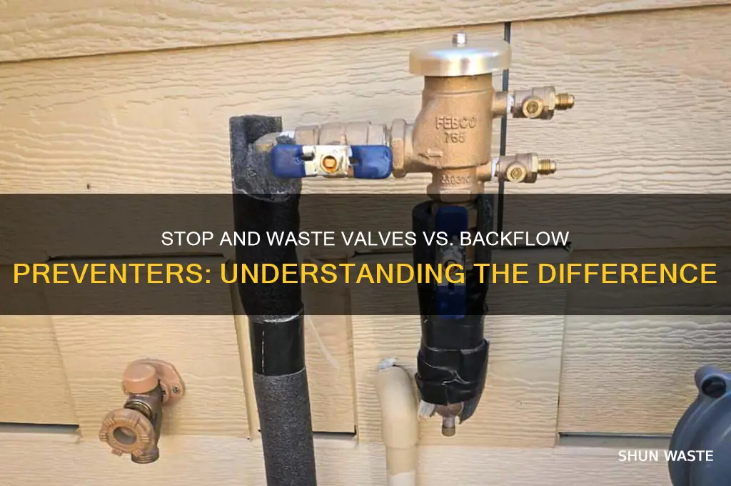 Stop And Waste Valves Vs. Backflow Preventers: Understanding The ...