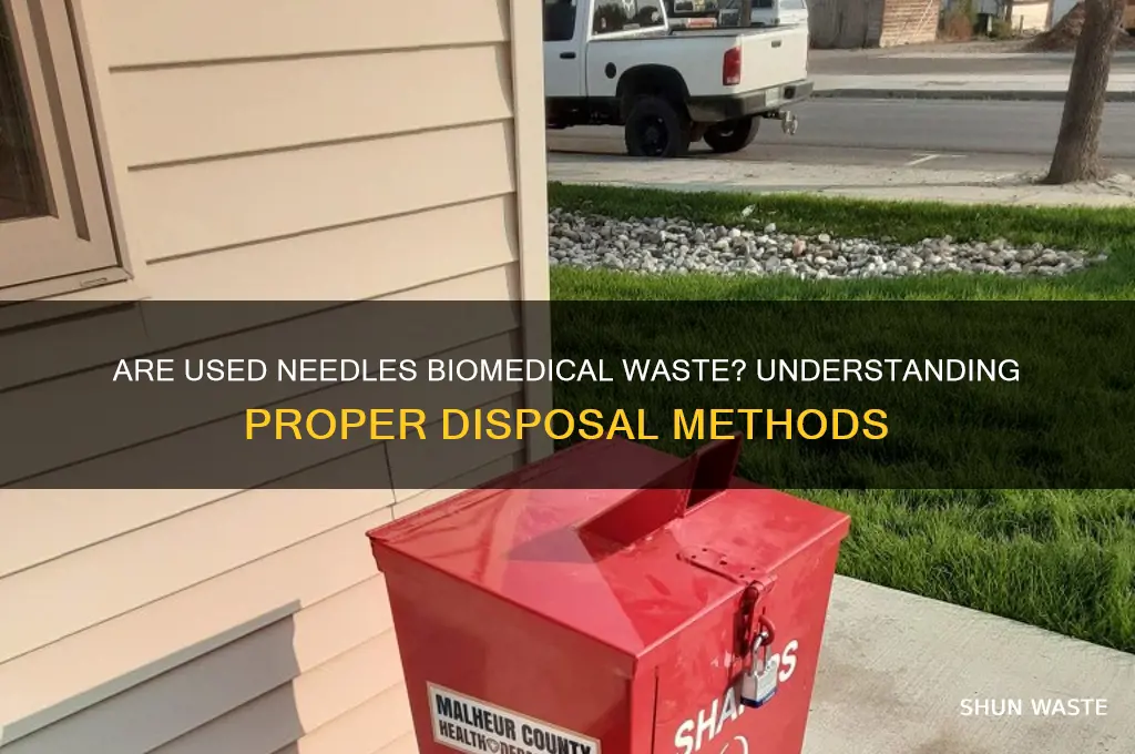 Are Used Needles Biomedical Waste? Understanding Proper Disposal ...