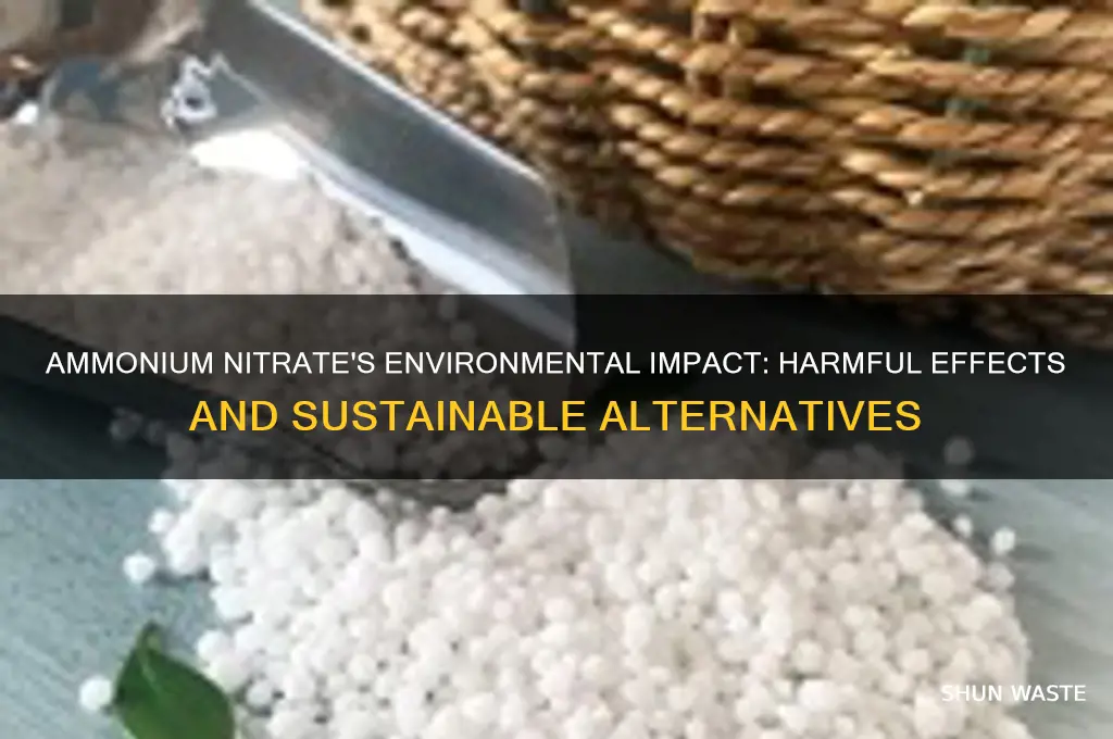 Ammonium Nitrate's Environmental Impact: Harmful Effects And ...