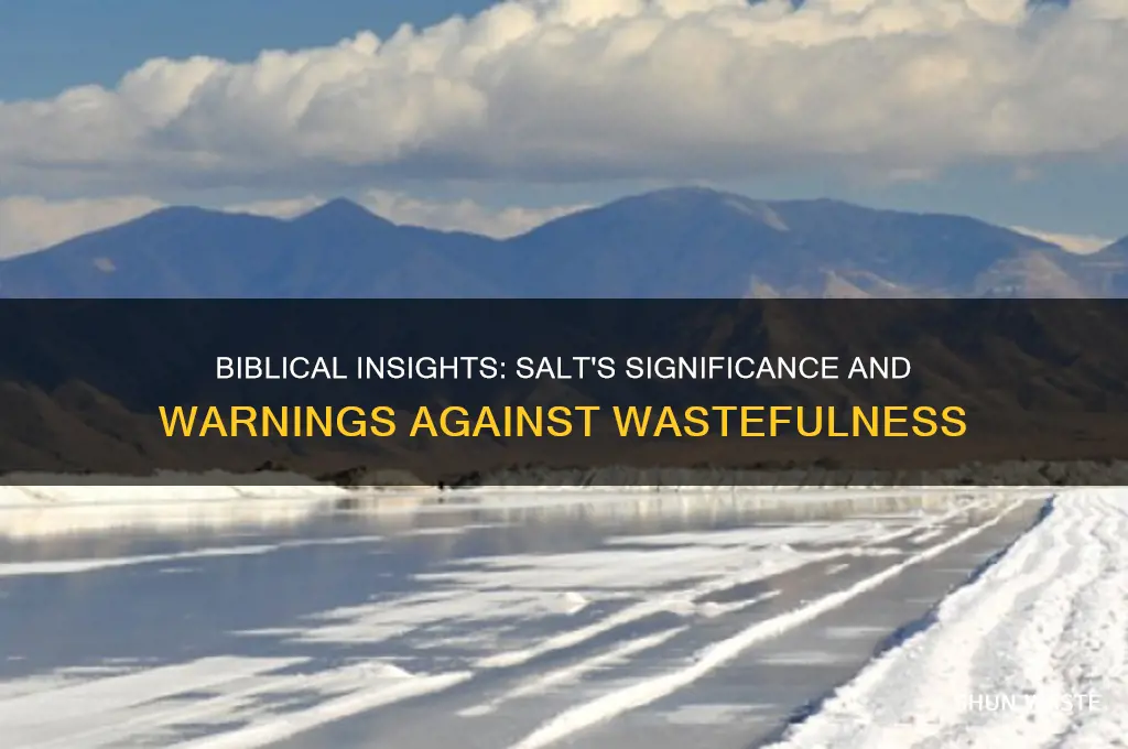 Biblical Insights: Salt's Significance And Warnings Against ...