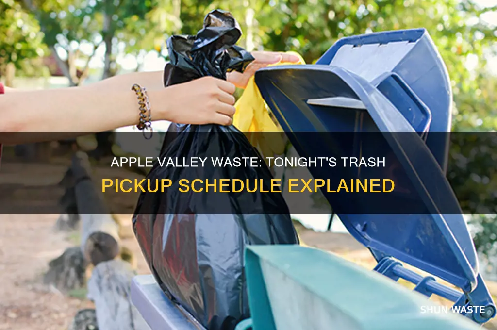 Apple Valley Waste: Tonight's Trash Pickup Schedule Explained | ShunWaste