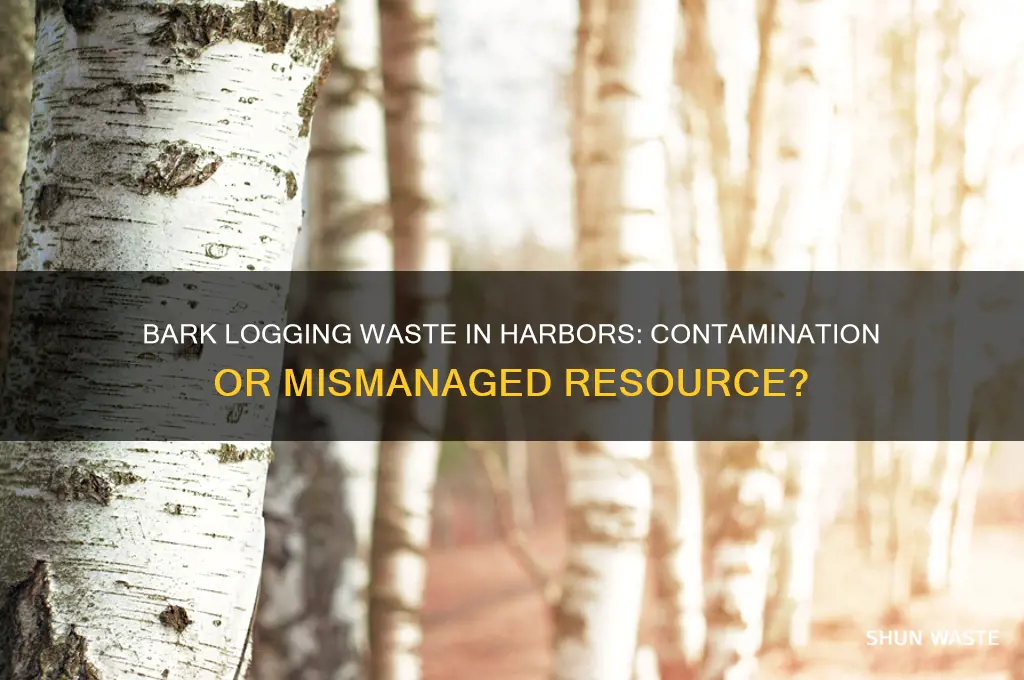 Bark Logging Waste In Harbors: Contamination Or Mismanaged Resource ...