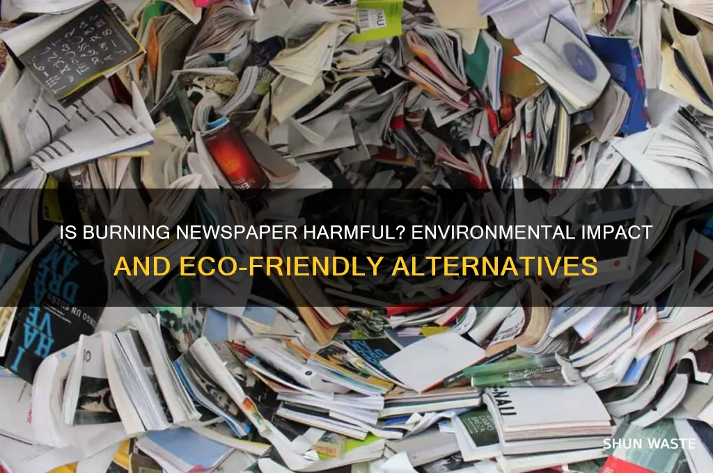 Is Burning Newspaper Harmful? Environmental Impact And Eco-Friendly ...