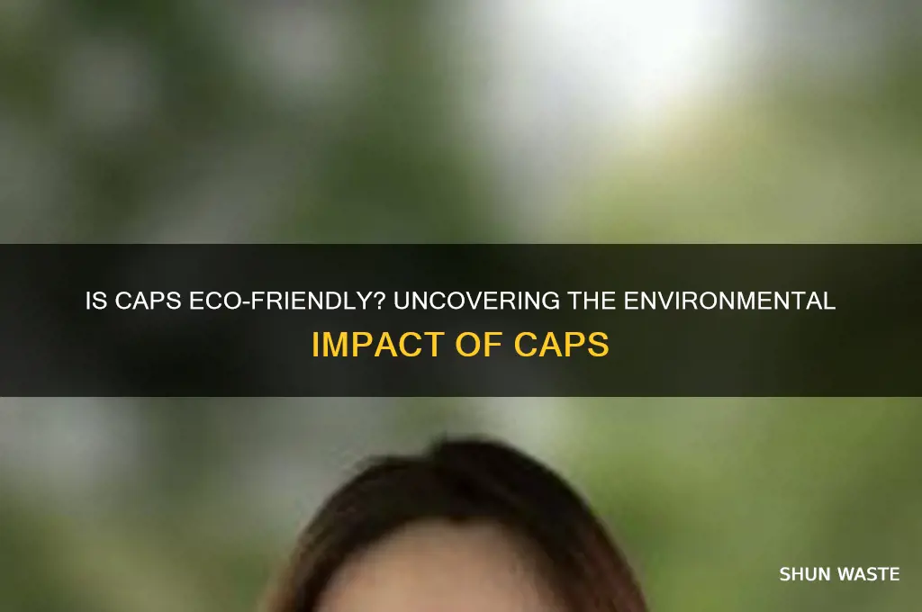 Is Caps Eco-Friendly? Uncovering The Environmental Impact Of Caps ...
