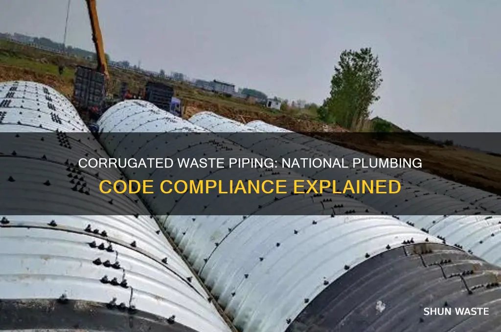 Corrugated Waste Piping: National Plumbing Code Compliance Explained ...