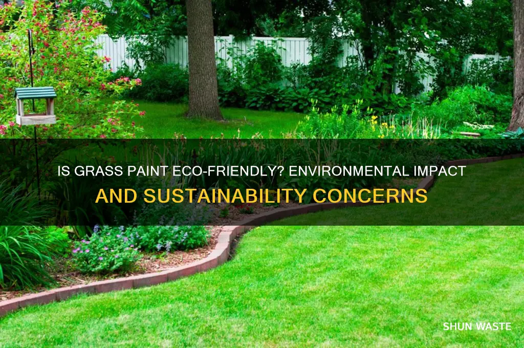 Is Grass Paint Eco-Friendly? Environmental Impact And Sustainability ...
