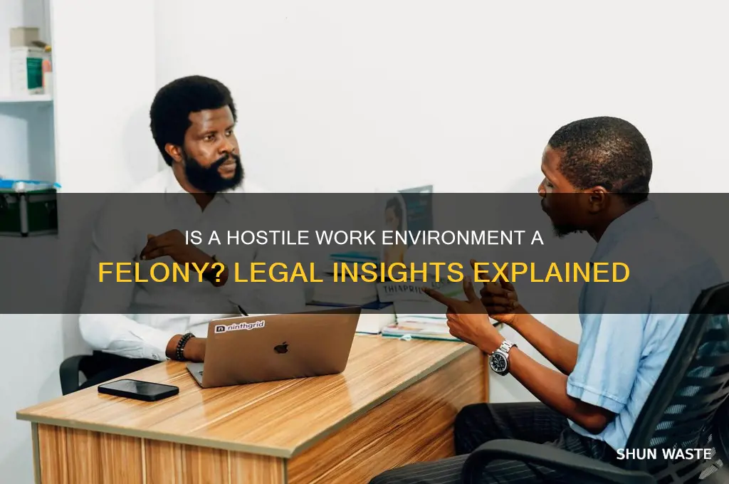 Is A Hostile Work Environment A Felony? Legal Insights Explained ...