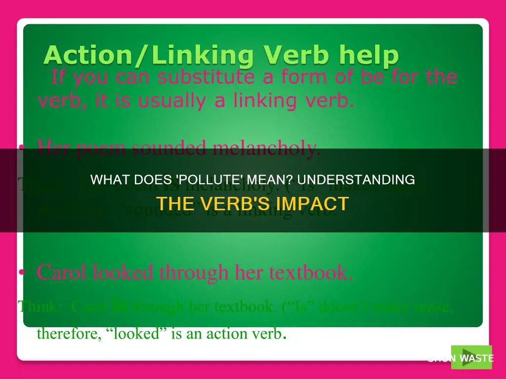 What Does 'Pollute' Mean? Understanding The Verb's Impact | ShunWaste