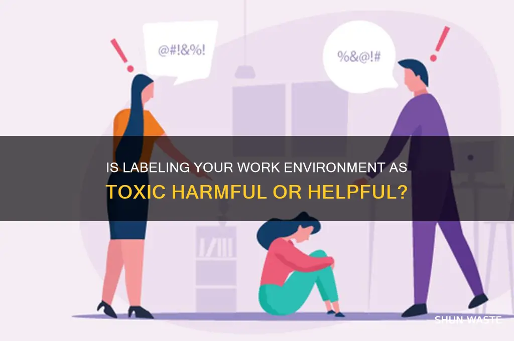 Is Labeling Your Work Environment As Toxic Harmful Or Helpful? | ShunWaste