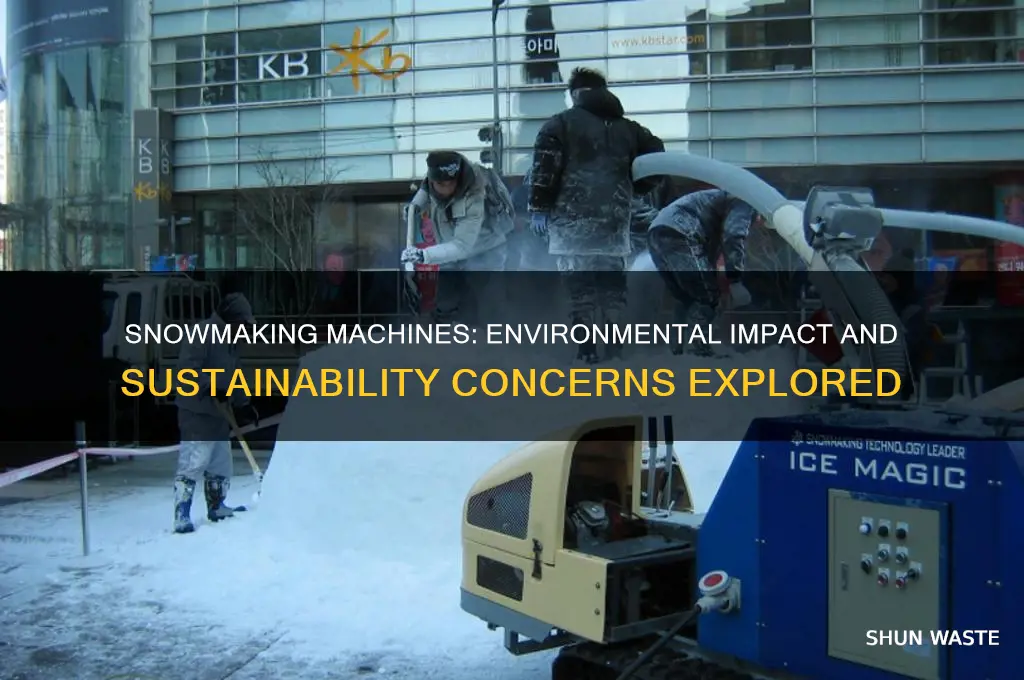 Snowmaking Machines: Environmental Impact And Sustainability Concerns ...
