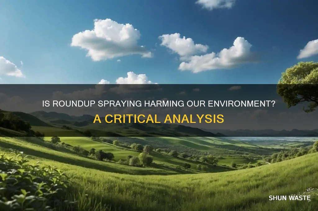 Is Roundup Spraying Harming Our Environment? A Critical Analysis ...