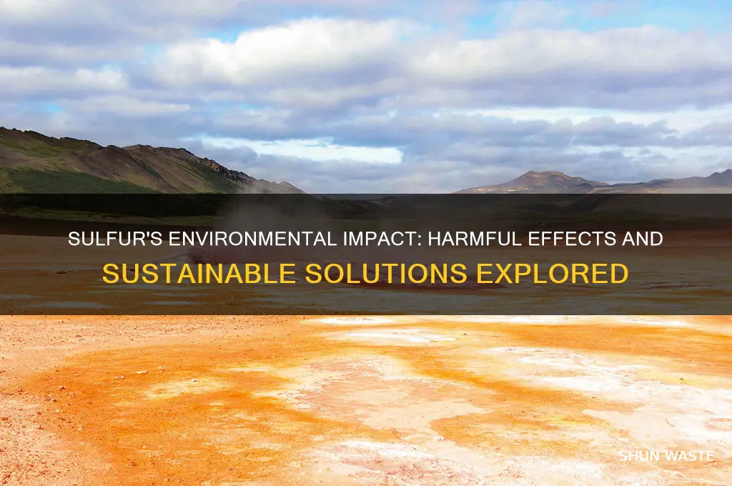 Sulfur's Environmental Impact: Harmful Effects And Sustainable ...