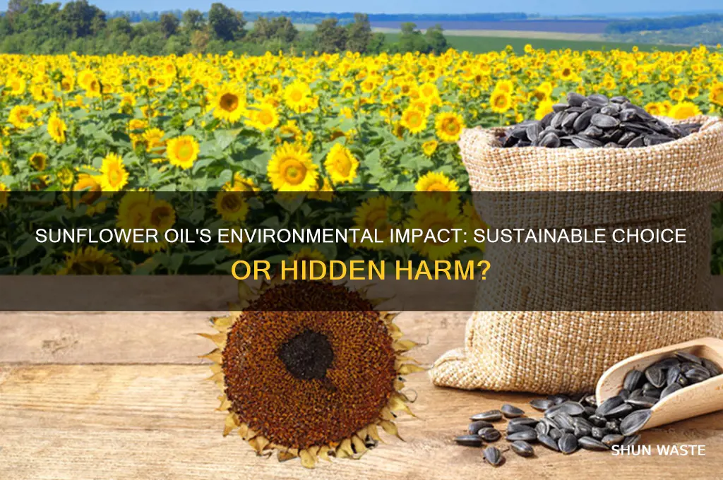Sunflower Oil's Environmental Impact: Sustainable Choice Or Hidden Harm ...