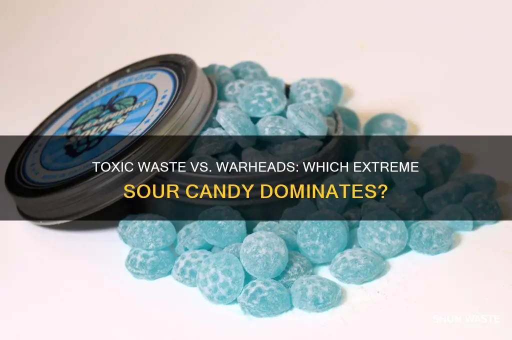 Toxic Waste Vs. Warheads: Which Extreme Sour Candy Dominates? | ShunWaste