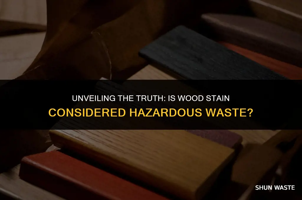 Unveiling The Truth: Is Wood Stain Considered Hazardous Waste? | ShunWaste