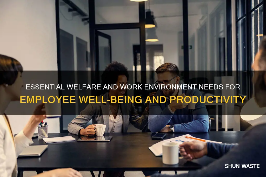 Essential Welfare And Work Environment Needs For Employee Well-Being ...