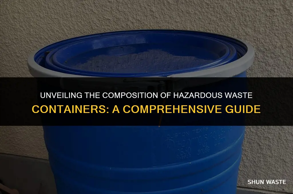 Unveiling The Composition Of Hazardous Waste Containers: A ...