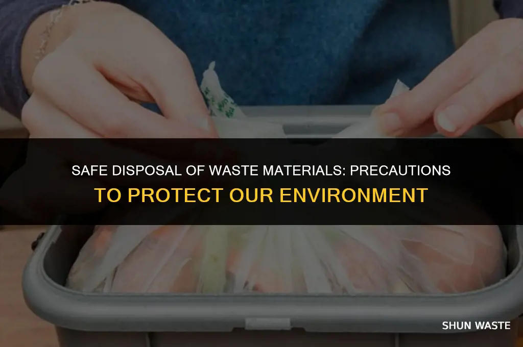 Safe Disposal Of Waste Materials: Precautions To Protect Our ...