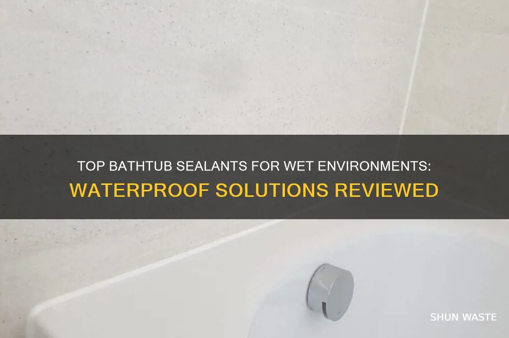 Top Bathtub Sealants For Wet Environments: Waterproof Solutions ...