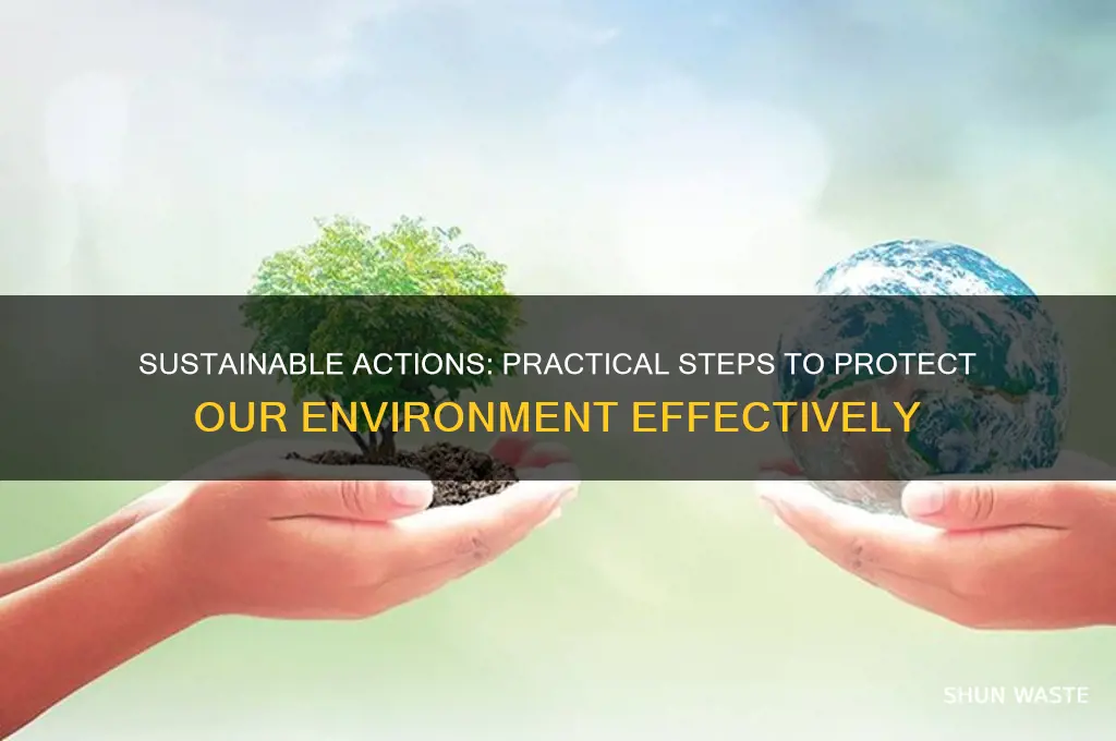 Sustainable Actions: Practical Steps To Protect Our Environment ...