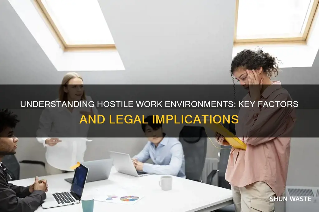 Understanding Hostile Work Environments: Key Factors And Legal ...