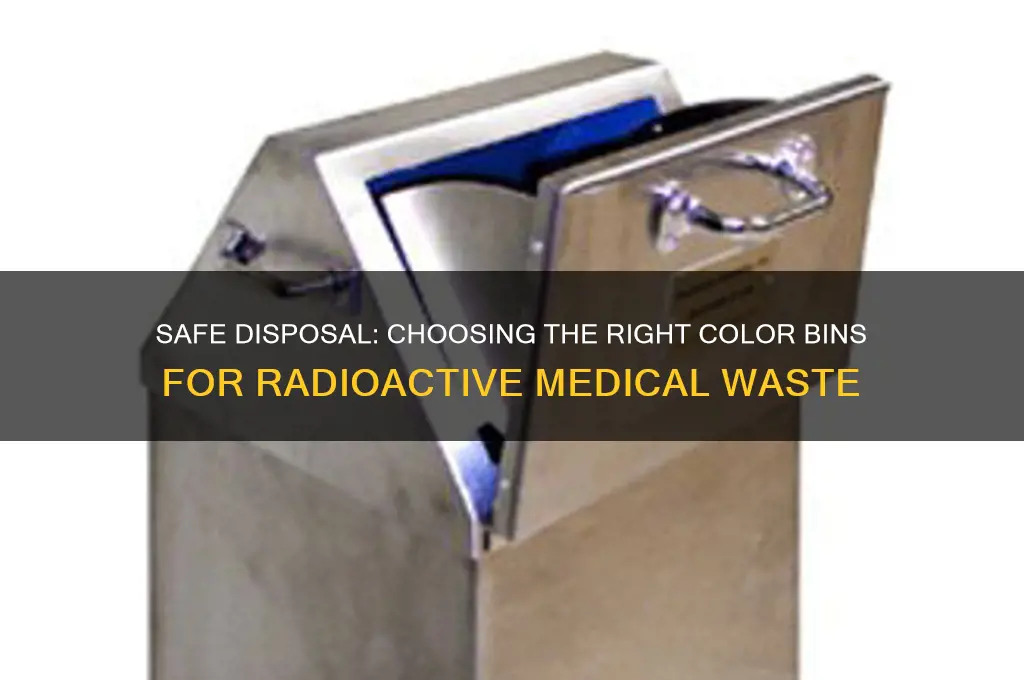 Safe Disposal: Choosing The Right Color Bins For Radioactive Medical ...