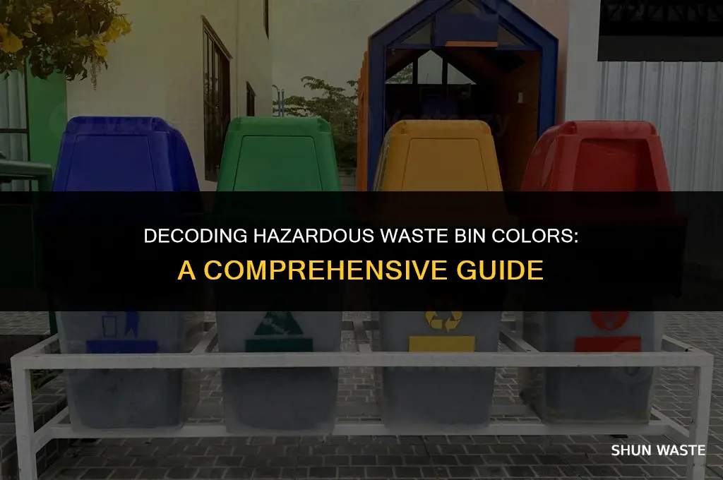 Decoding Hazardous Waste Bin Colors: A Comprehensive Guide | ShunWaste