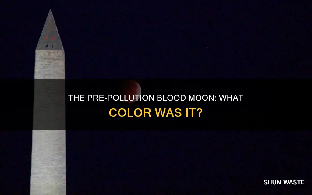 The Pre-Pollution Blood Moon: What Color Was It? | ShunWaste