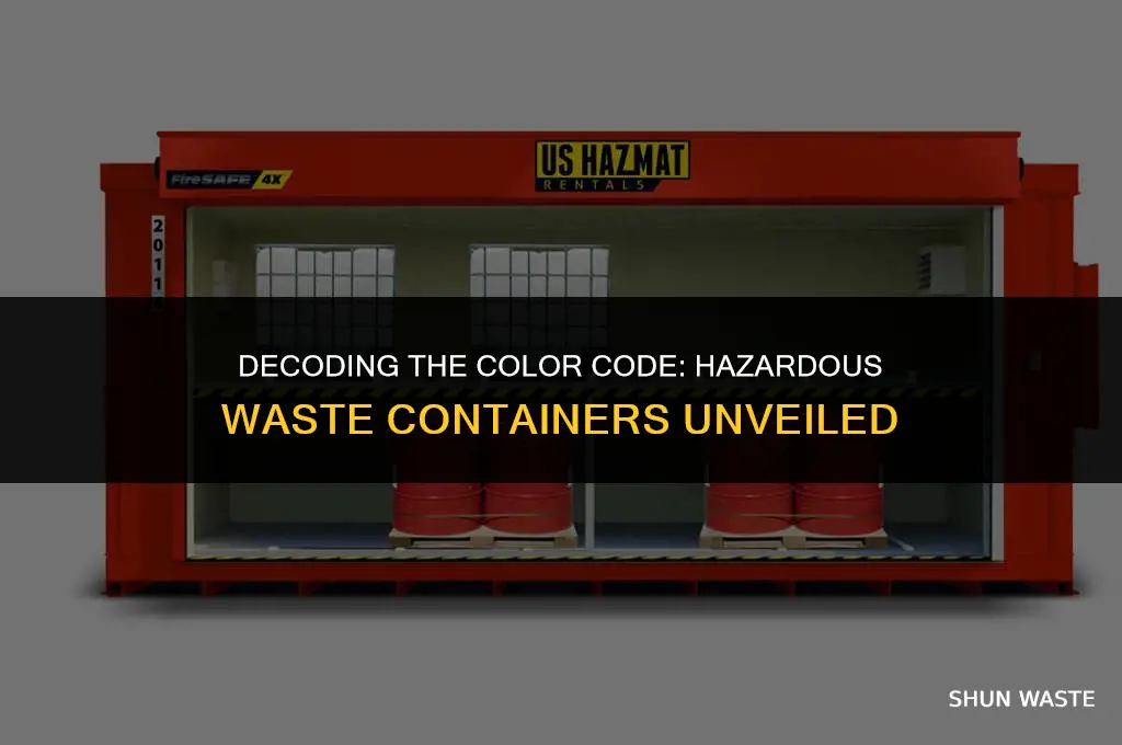 Decoding The Color Code: Hazardous Waste Containers Unveiled | ShunWaste