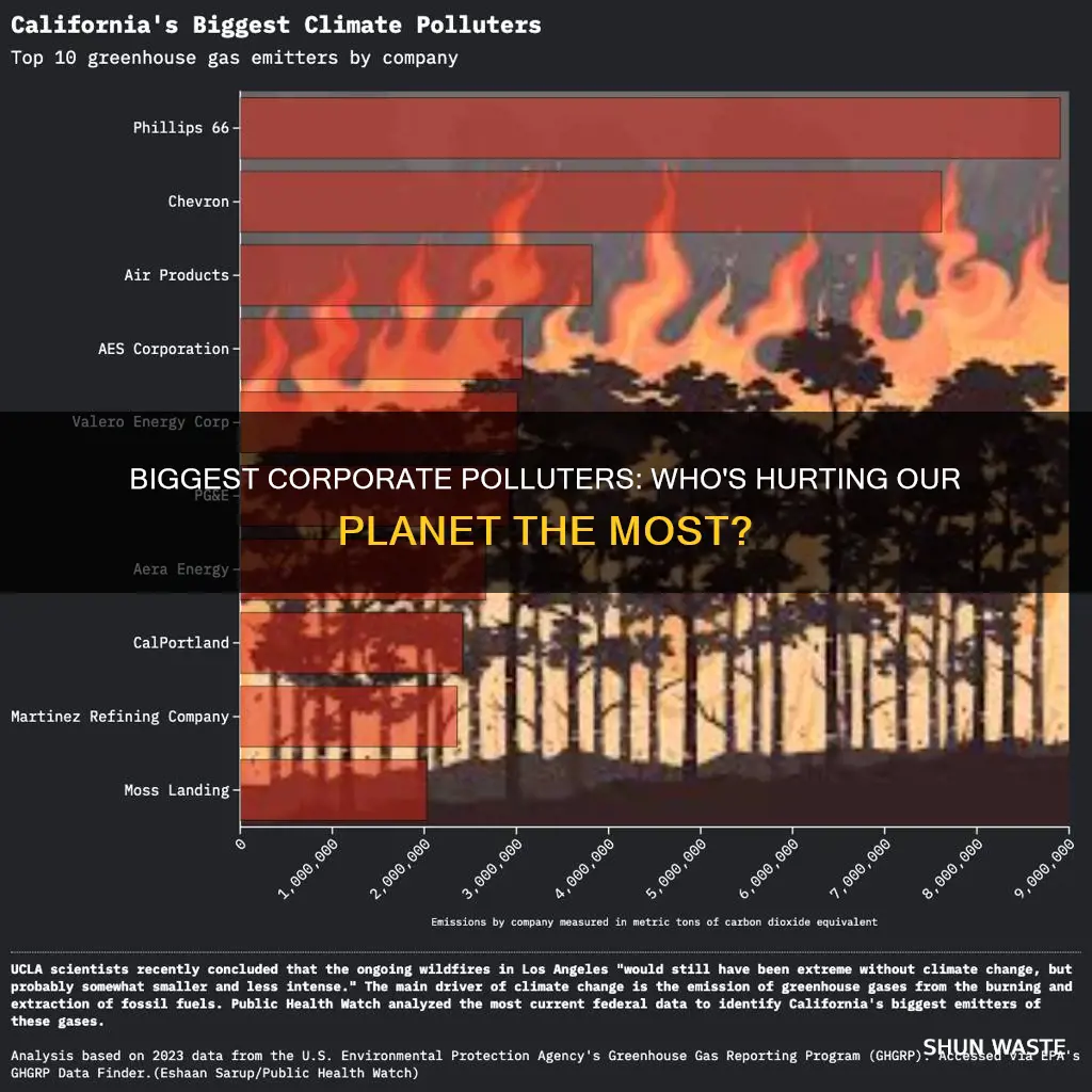 Biggest Corporate Polluters: Who's Hurting Our Planet The Most? | ShunWaste