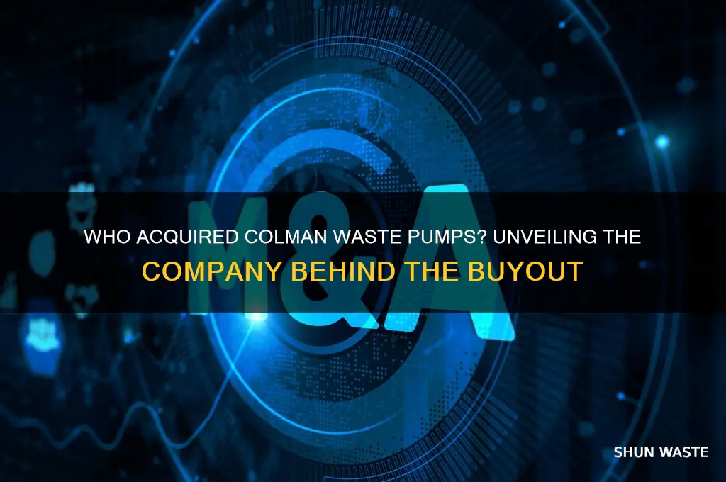 Who Acquired Colman Waste Pumps? Unveiling The Company Behind The ...