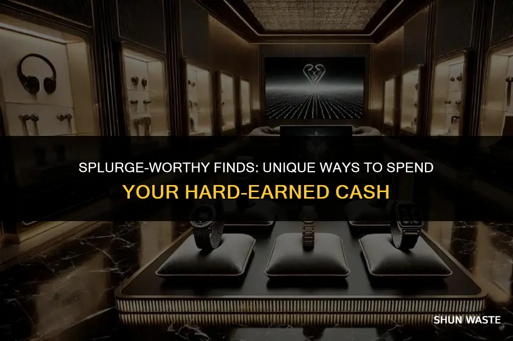 Splurge-Worthy Finds: Unique Ways To Spend Your Hard-Earned Cash ...