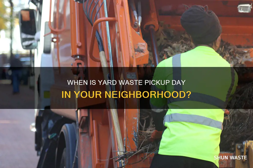 When Is Yard Waste Pickup Day In Your Neighborhood? | ShunWaste