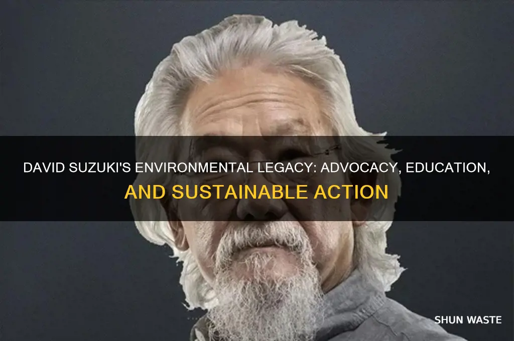 David Suzuki's Environmental Legacy: Advocacy, Education, And ...