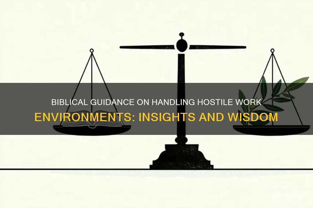 Biblical Guidance On Handling Hostile Work Environments: Insights And ...
