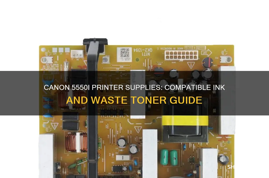 Canon 5550I Printer Supplies: Compatible Ink And Waste Toner Guide ...