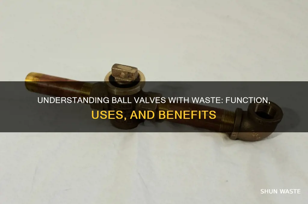 Understanding Ball Valves With Waste: Function, Uses, And Benefits ...