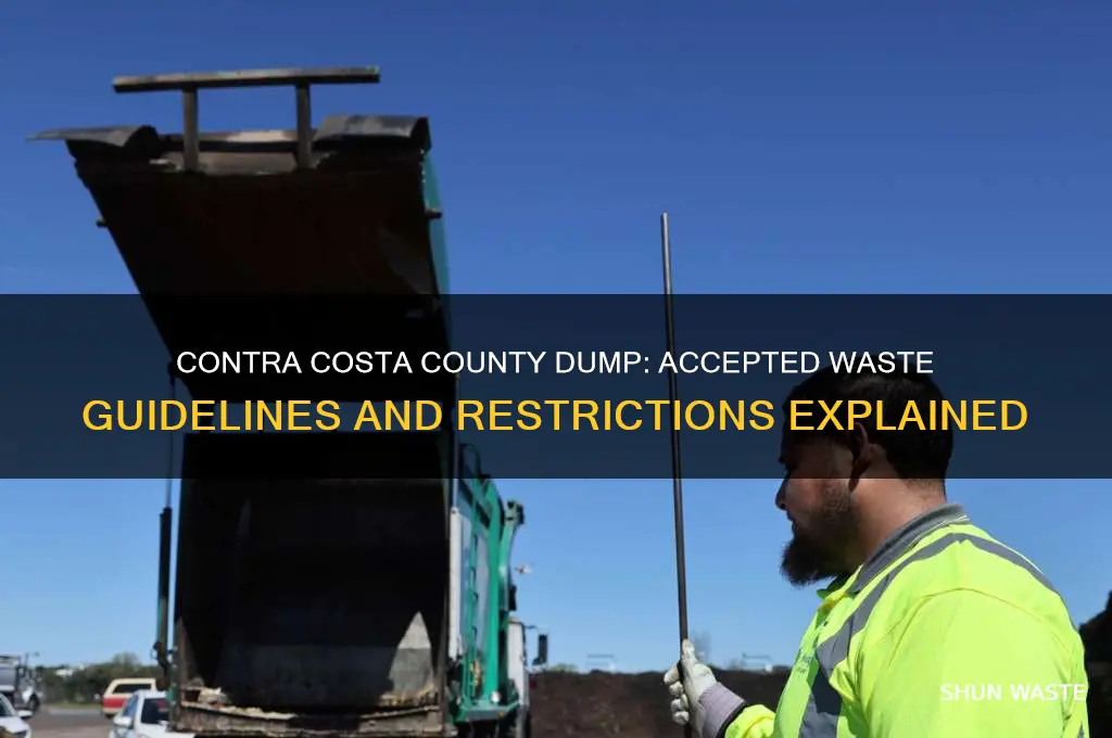 Contra Costa County Dump: Accepted Waste Guidelines And Restrictions ...