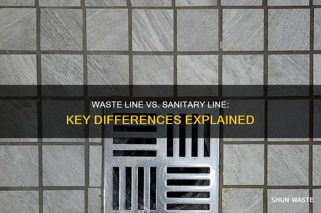 Waste Line Vs. Sanitary Line: Key Differences Explained | ShunWaste