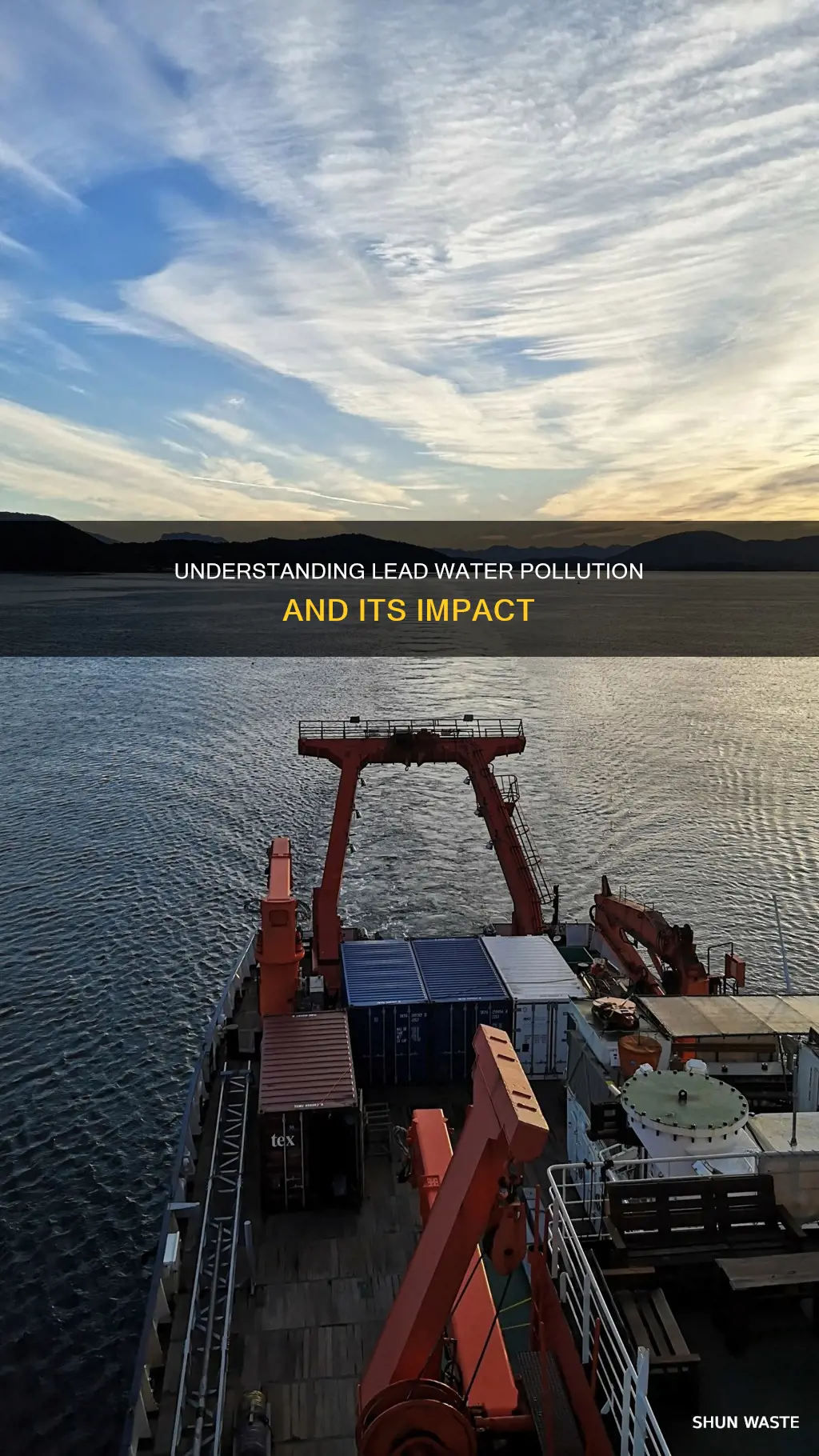 Understanding Lead Water Pollution And Its Impact | ShunWaste