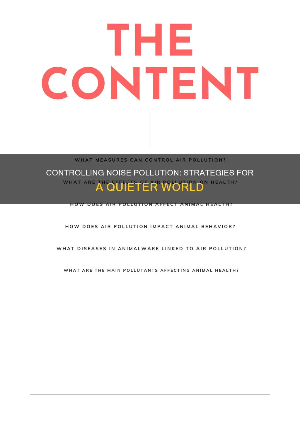 Controlling Noise Pollution: Strategies For A Quieter World | ShunWaste