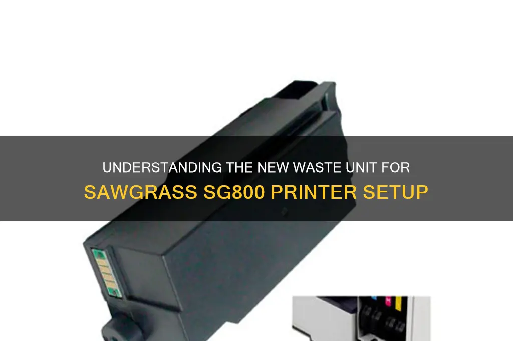 Understanding The New Waste Unit For Sawgrass Sg800 Printer Setup ...