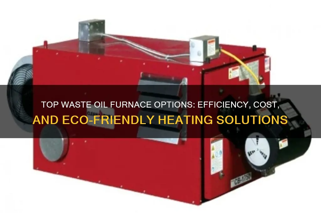 Top Waste Oil Furnace Options: Efficiency, Cost, And Eco-Friendly ...
