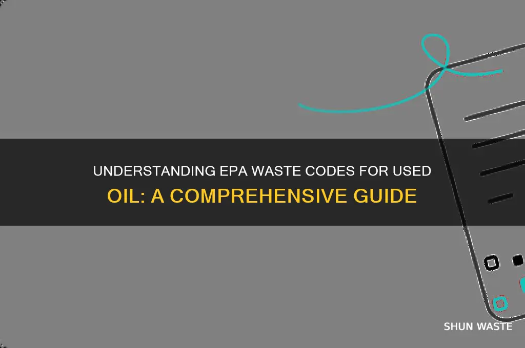 Understanding Epa Waste Codes For Used Oil: A Comprehensive Guide ...