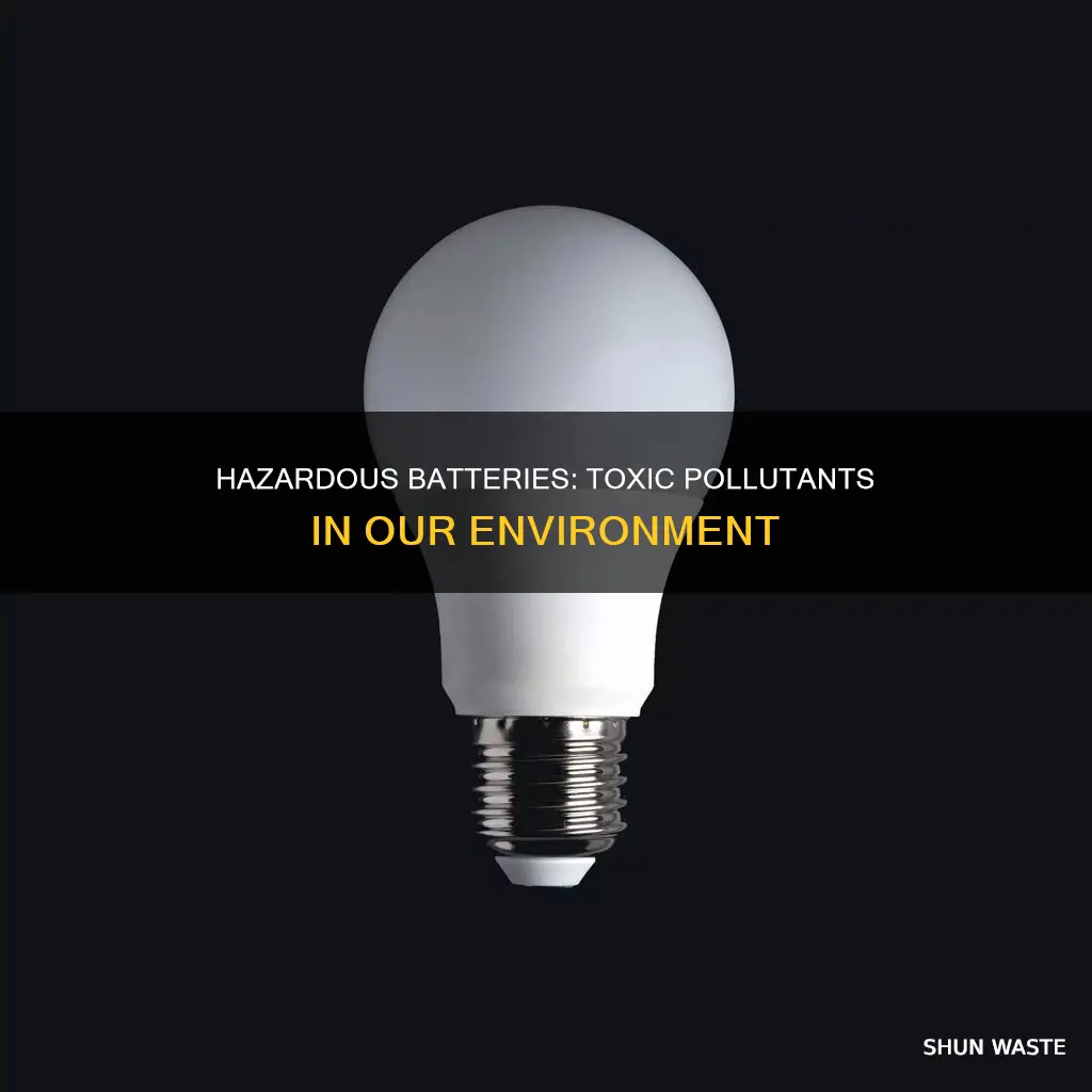 Hazardous Batteries: Toxic Pollutants In Our Environment | ShunWaste