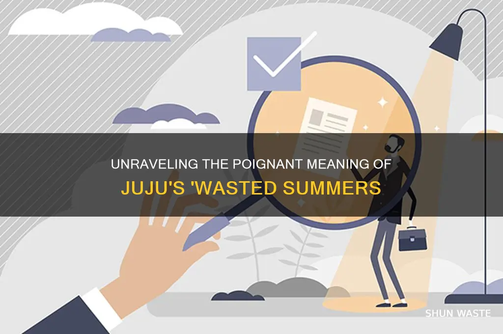 Unraveling The Poignant Meaning Of Juju's 'Wasted Summers | ShunWaste