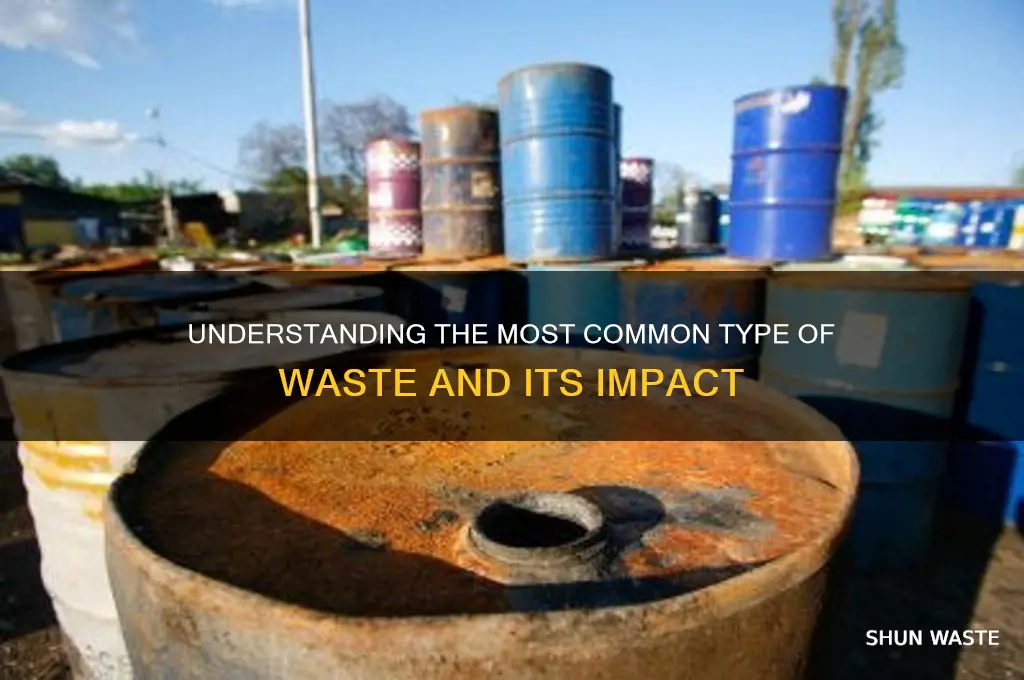 Understanding The Most Common Type Of Waste And Its Impact | ShunWaste