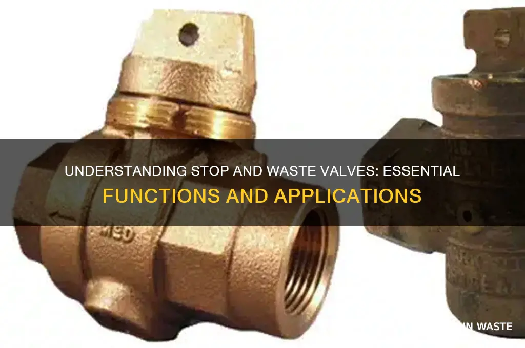 Understanding Stop And Waste Valves: Essential Functions And ...