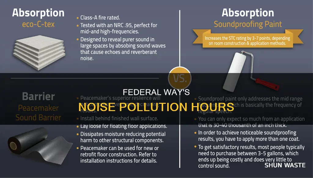 Federal Way's Noise Pollution Hours | ShunWaste