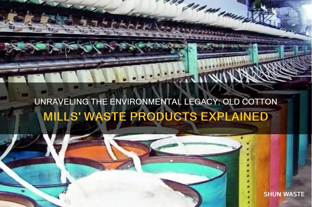 Unraveling The Environmental Legacy: Old Cotton Mills' Waste Products ...